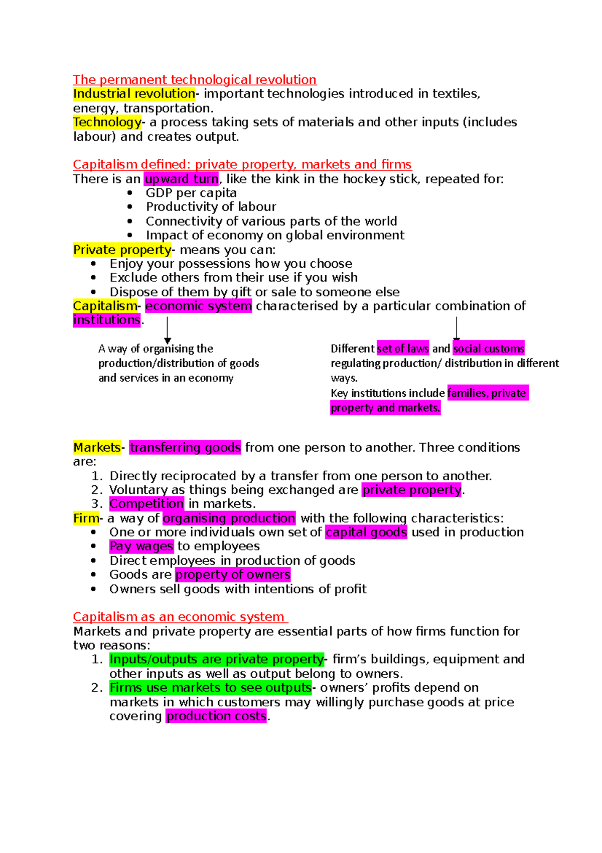 Unit 1- part 2 - Lecture notes 1 - The permanent technological ...