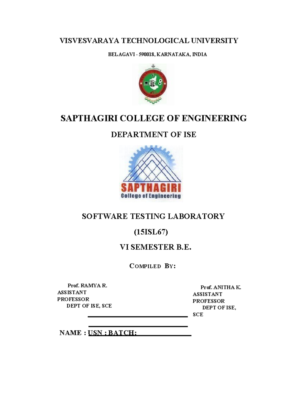 ST-15scheme - Manual - VISVESVARAYA TECHNOLOGICAL UNIVERSITY BELAGAVI ...