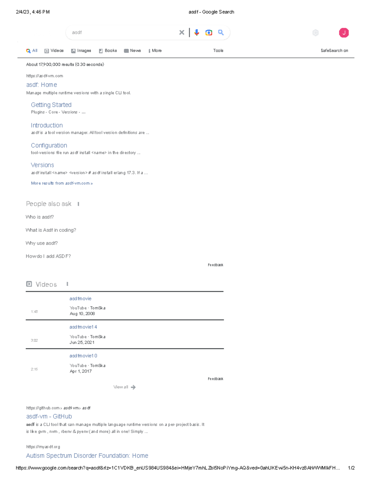 Asdf - Google Search - asjkdfl;sadf - 2/4/23, 4:46 PM asdf - Google Search - Studocu