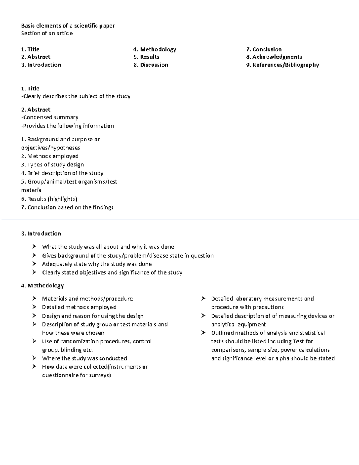 UNIT 4 Basic Elements Of A Scientific Paper Basic Elements Of A unit-4-basic-elements-of-a-scientific-paper-basic-elements-of-a