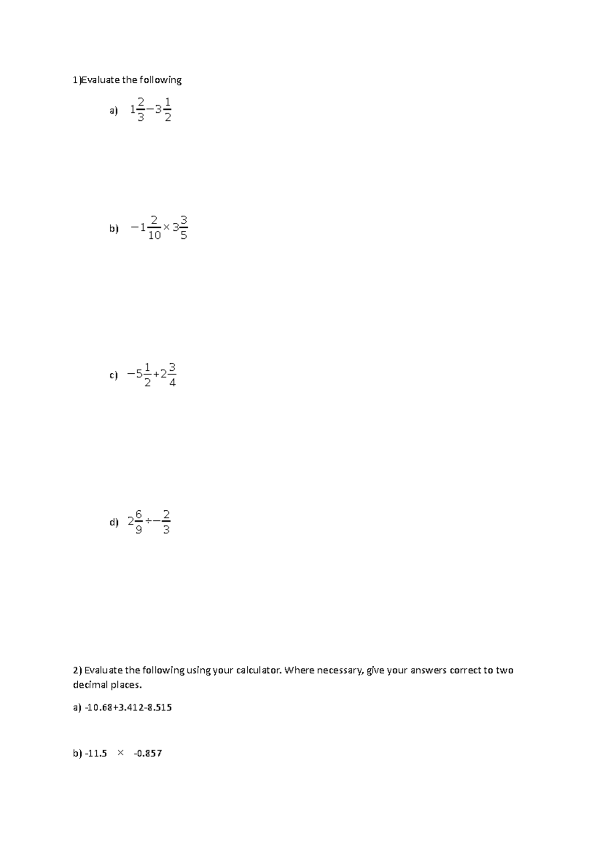 workseet-1-mathematical-technique-1-evaluate-the-following-2-3-a-1