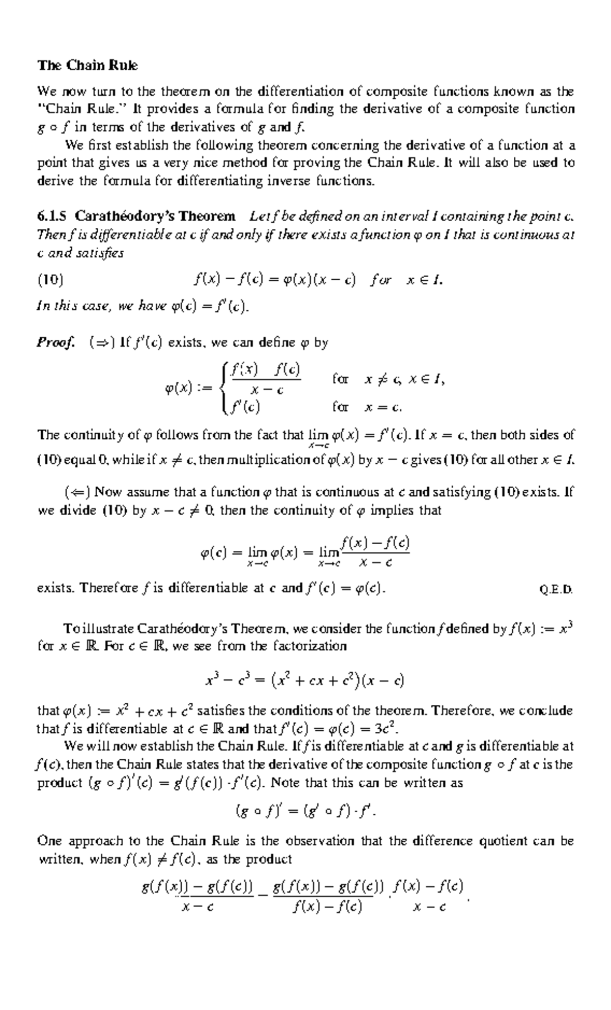 Teorema Caratheodory dan Aturan Rantai - The Chain Rule We now turn to ...
