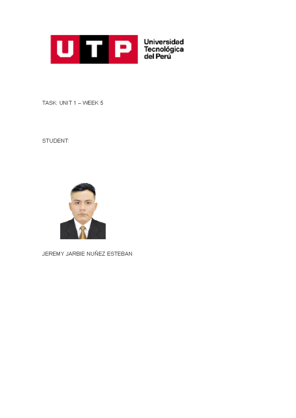 Week 13 Junior Escate Mansilla , Jeremy Jarbie Nuñez Esteban - TASK ...