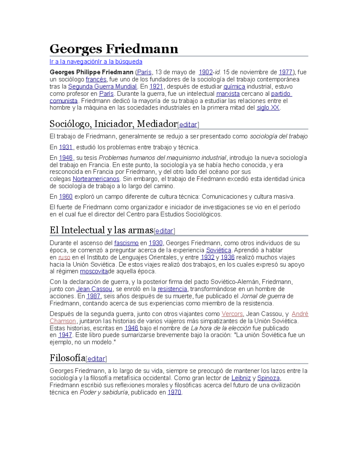 Georges Friedman - Georges Friedmann Ir a la navegaciónIr a la búsqueda ...