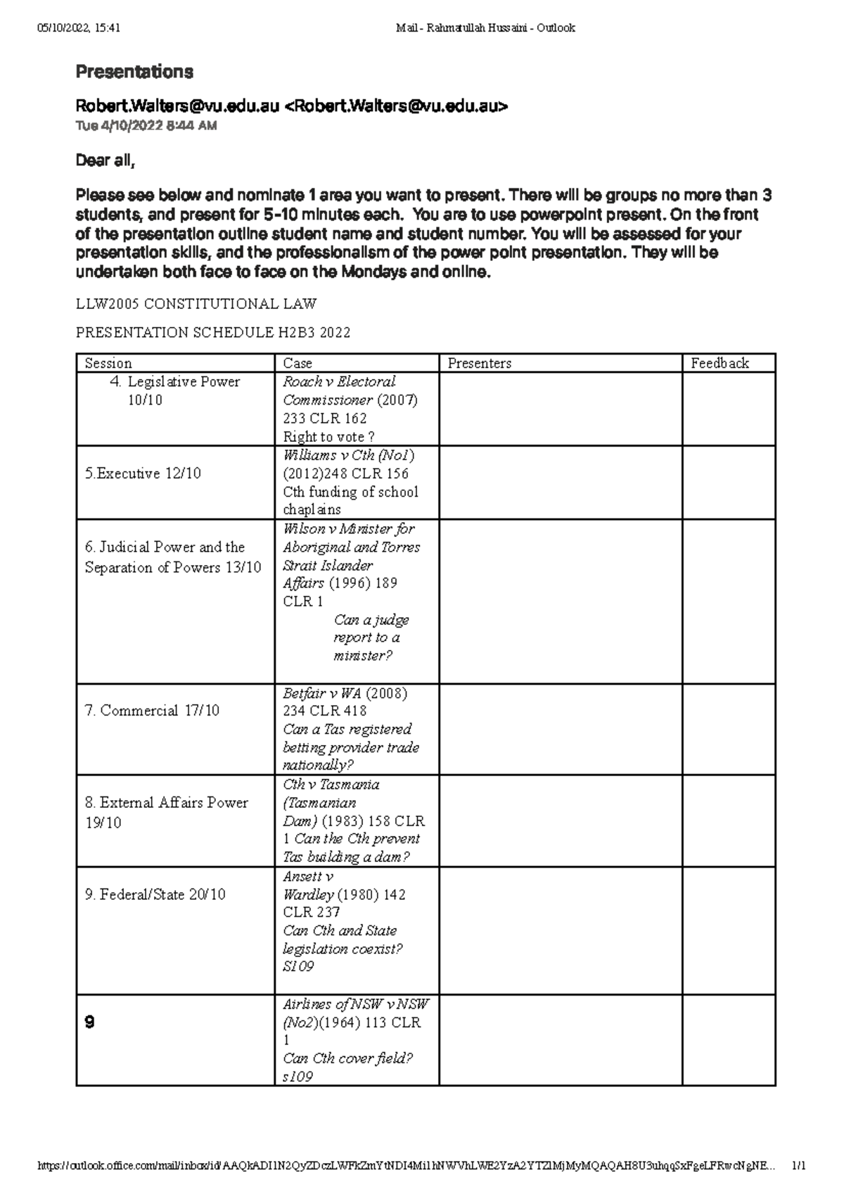 Checks - Exam practice - 15:41 Mail Rahmatullah Hussaini Outlook ...