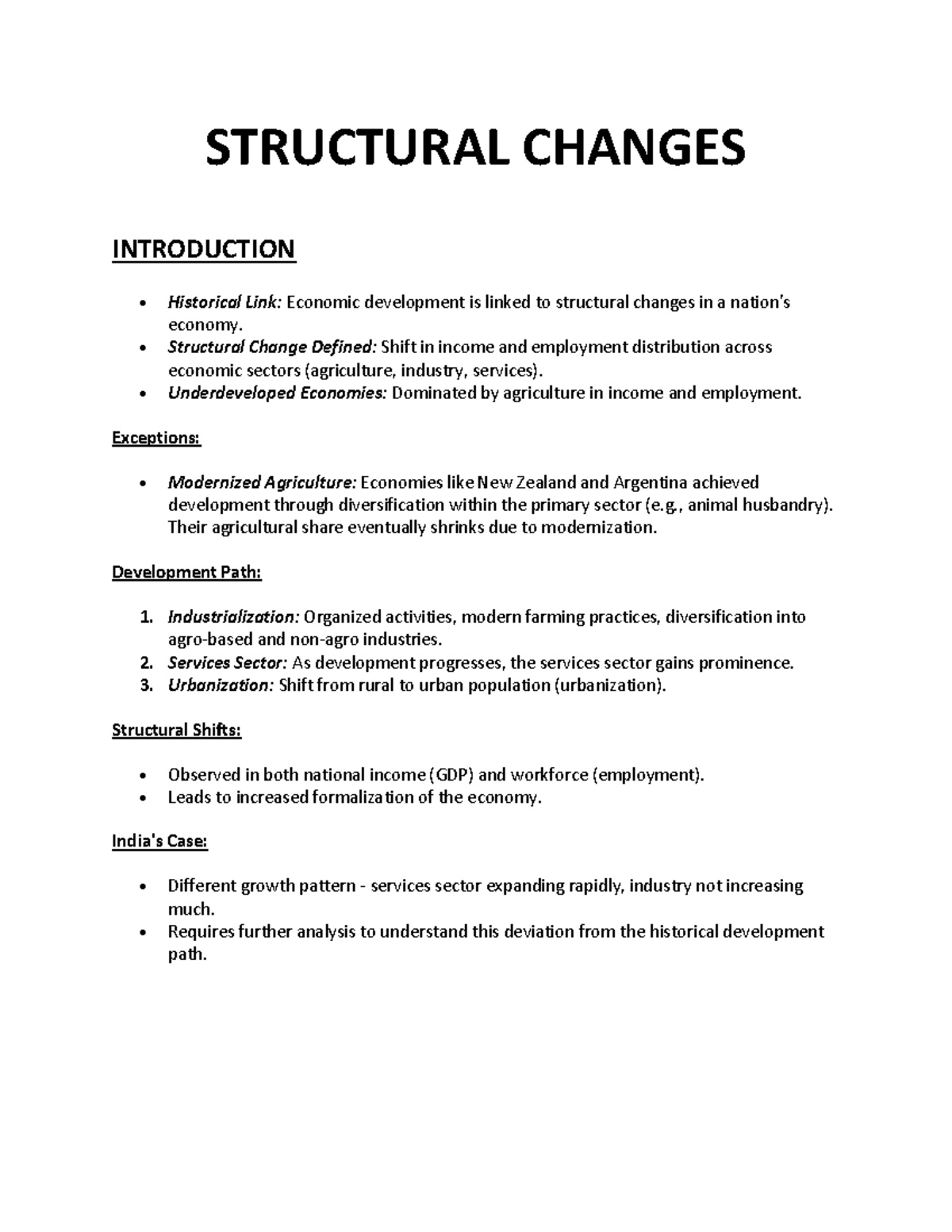 Pointers Unit 2 Structural change - STRUCTURAL CHANGES INTRODUCTION ...