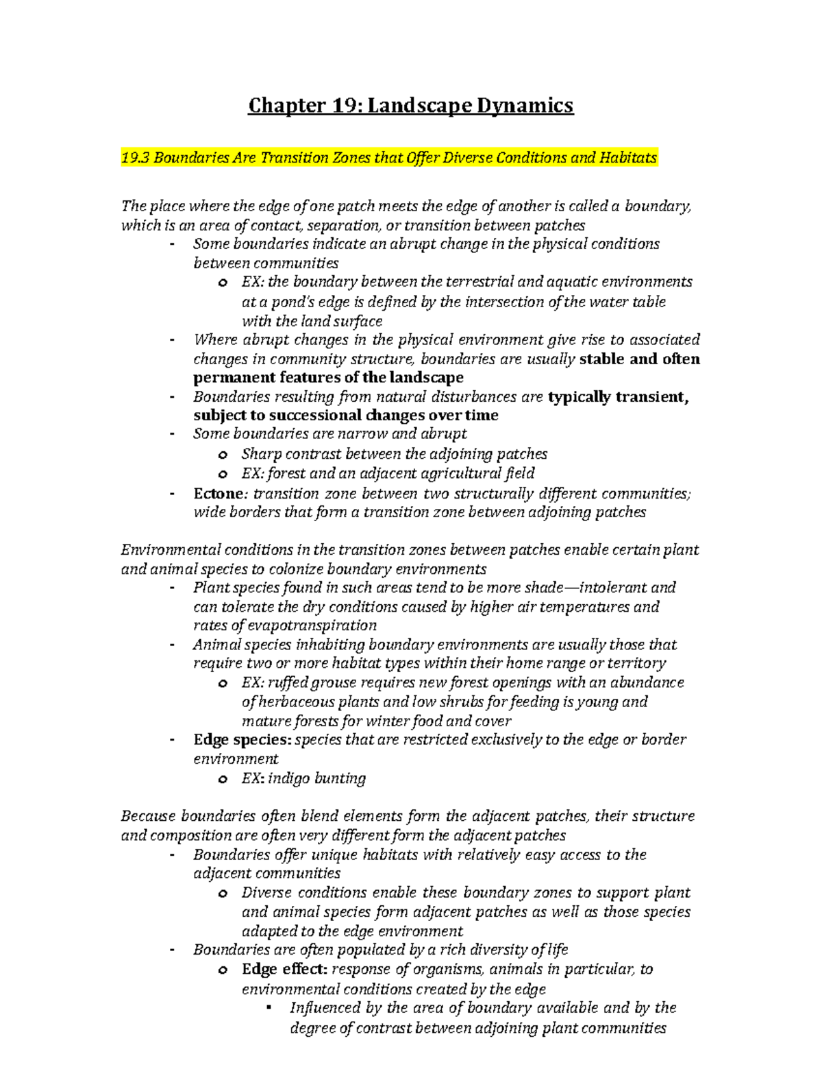 Chapter 19 - Landscape Dynamics ( Section 19.3 ) - Chapter 19 ...