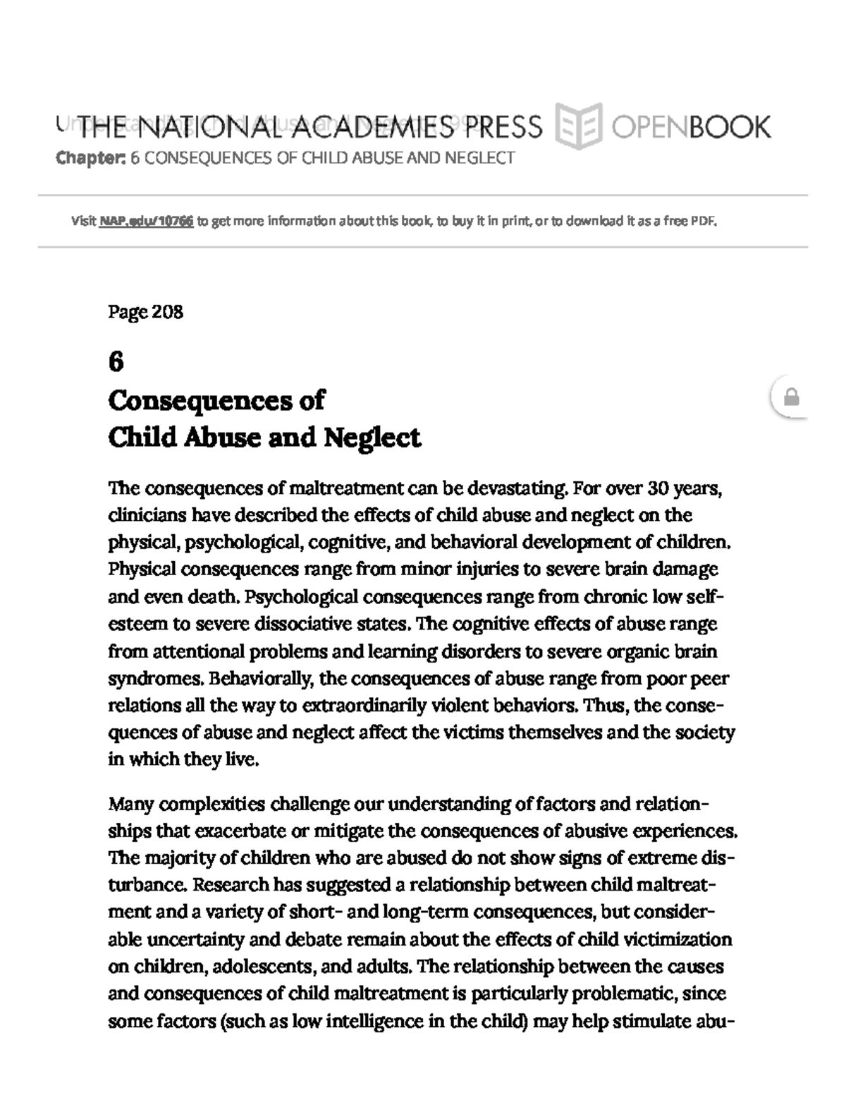 6 Consequences OF Child Abuse AND Neglect Understanding Child Abuse and ...