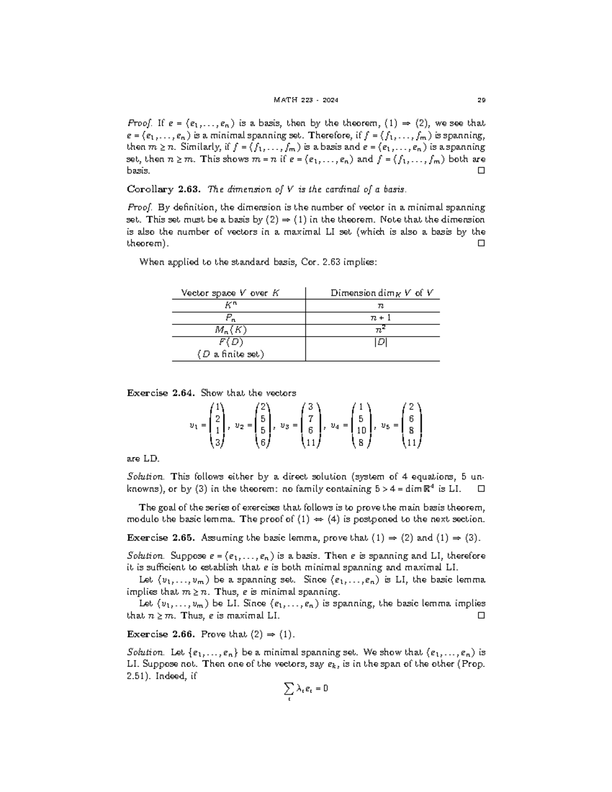 Math 223 2:3 version - lecture notes - MATH 223 - 2024 29 Proof. If e ...