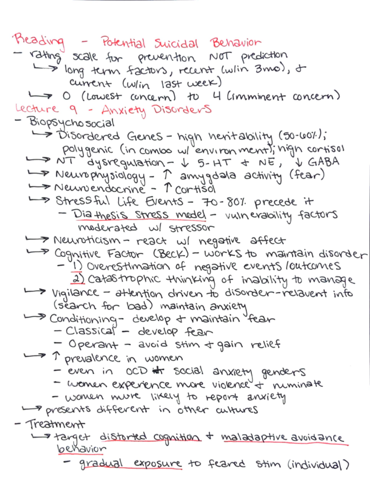 Week 5 Lecture And Assigned Reading Notes Nt Reading Potential