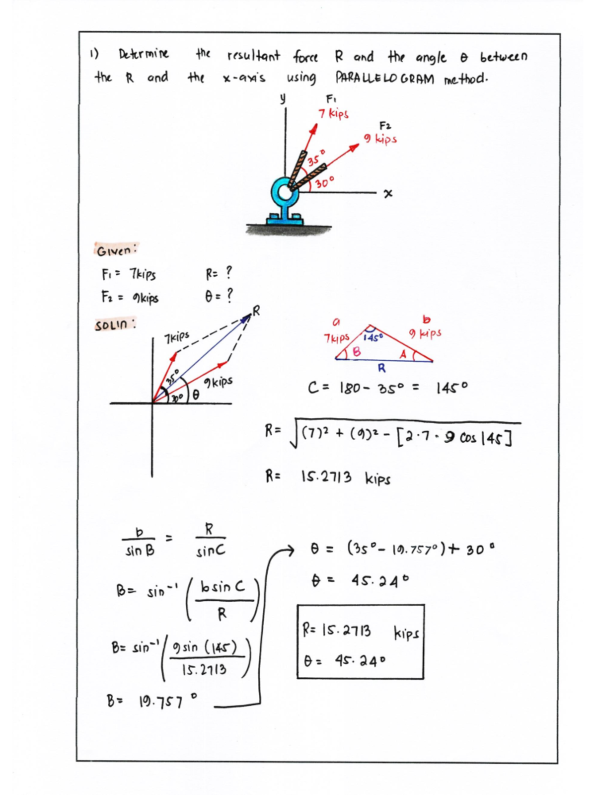 Mechanics Forces- Problem Set - Civil Engineering - Studocu