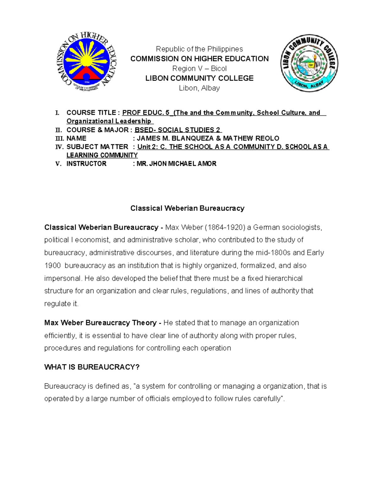 Handouts- Profed 5 - Prof. Ed 5 - Republic of the Philippines ...
