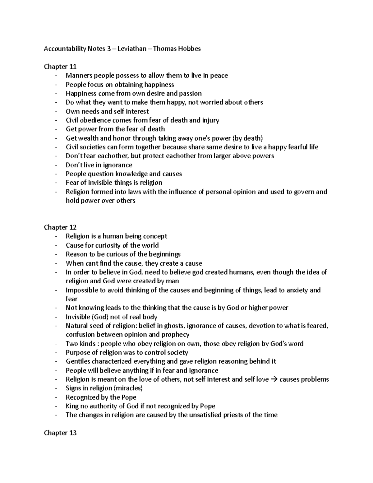 Accountability Notes 3 - Studocu