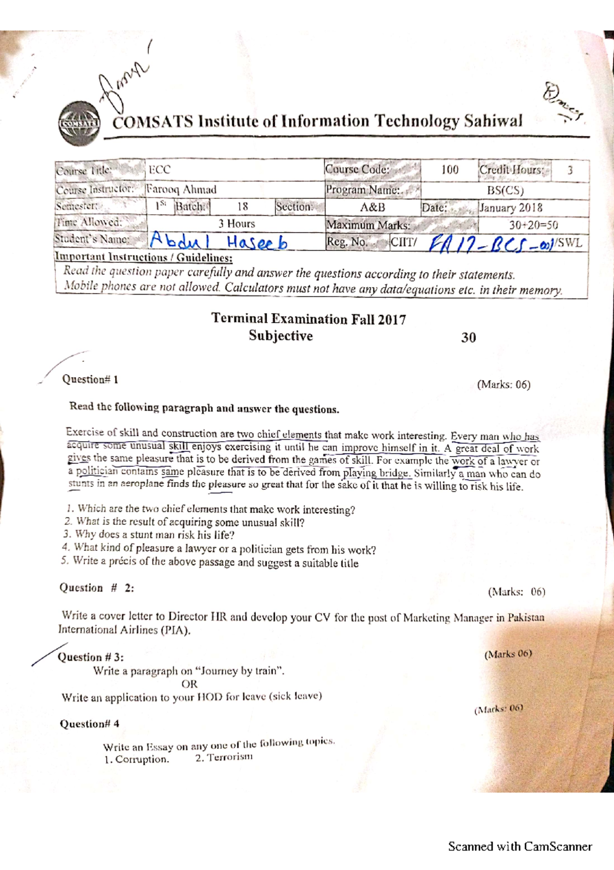 New Doc 02-02-2023 02 - past papers 2017 onwards - all past paper ...