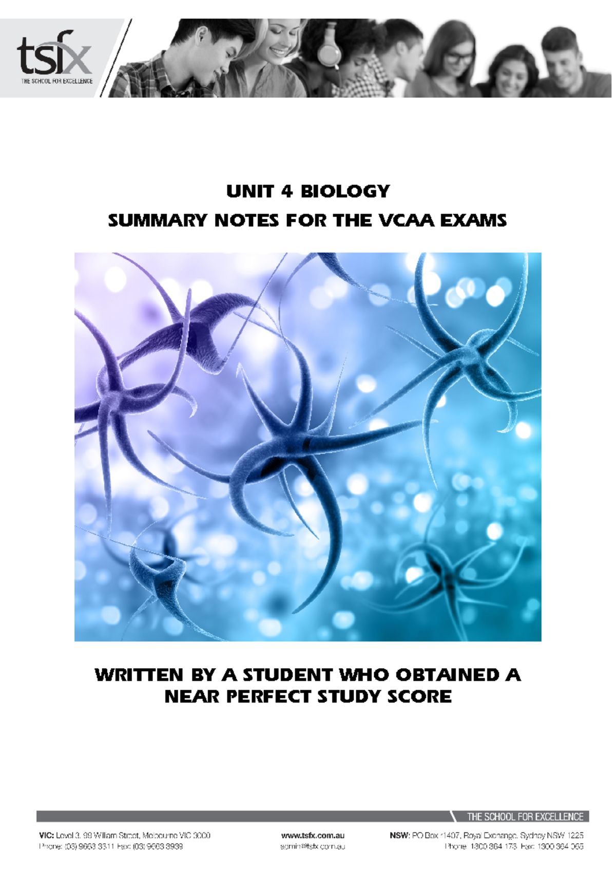 Bio unit 4 notes for recent study design. - UNIT 4 BIOLOGY SUMMARY ...