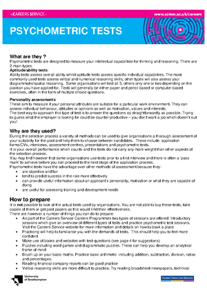 Psychometric Success Data Checking - Practice Test 1 - Authors: Paul ...