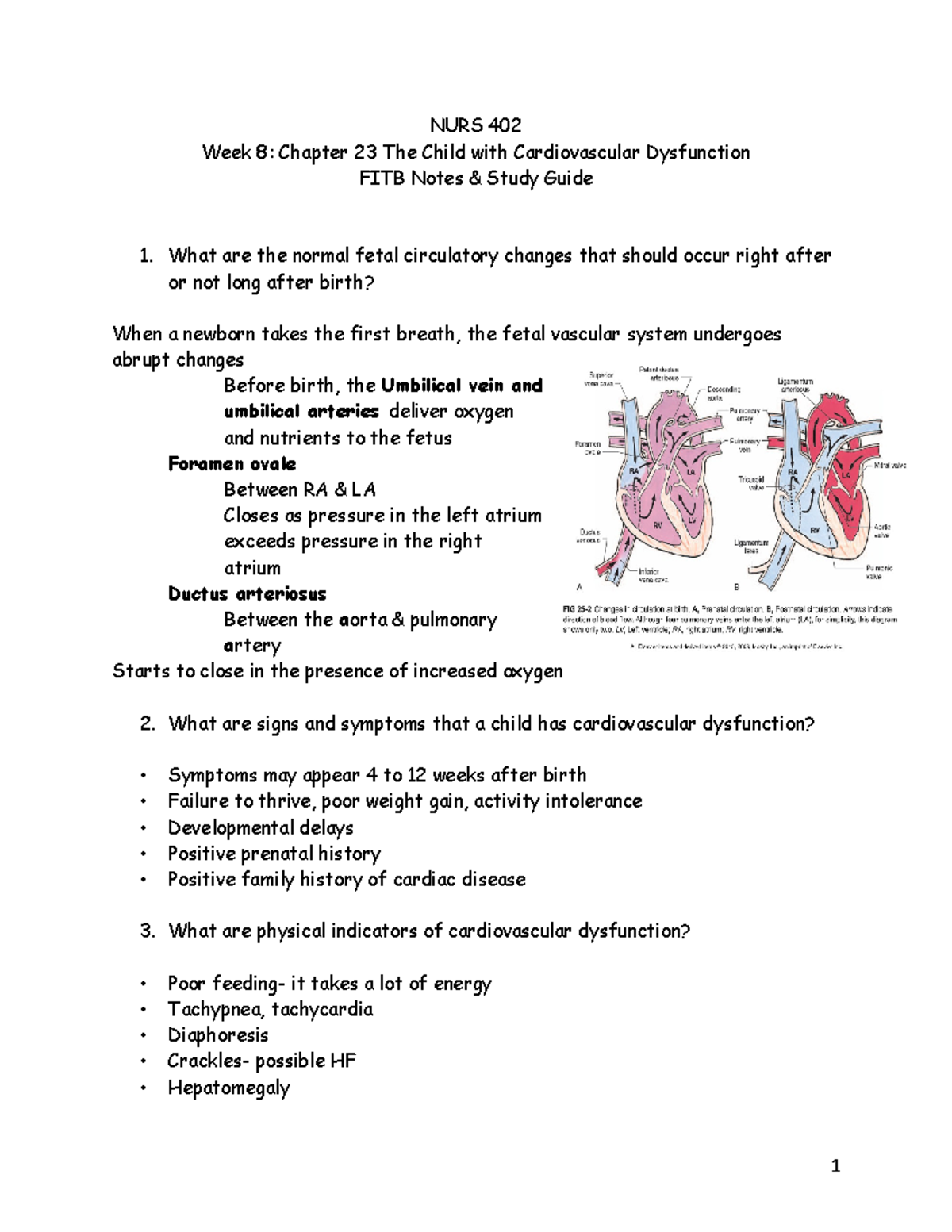 Ch 23 - Lecture/Book/ATI Chapter notes - NURS 402 Week 8: Chapter 23 ...