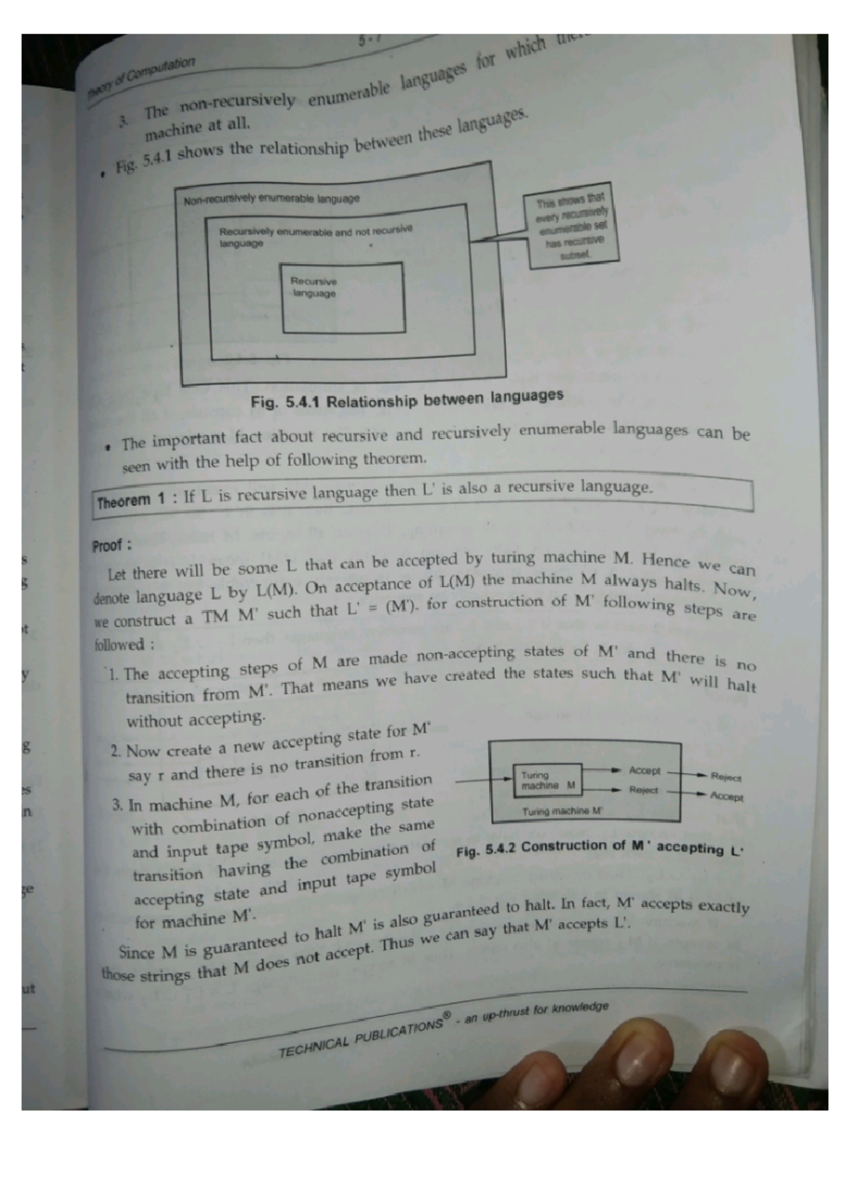 TOC test 5 Theorems - therom - Theory of computation - Studocu