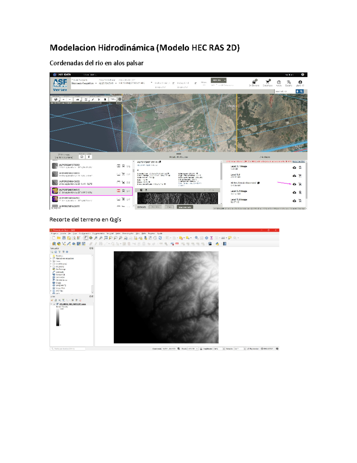 Modelacion Hidrodinámica HEC RAS Capturas - Hidraulica de canales ...
