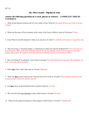 Reading review questions lesson 7 101 - John of Monte Corvino, report ...