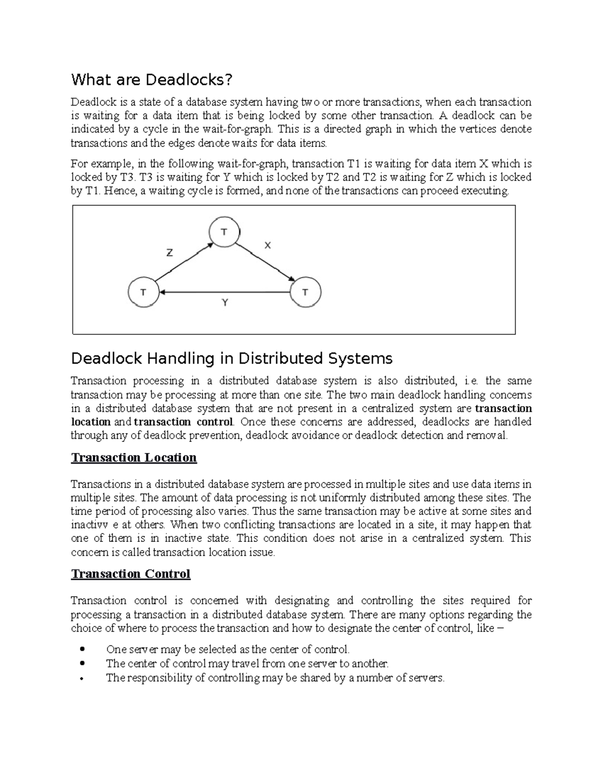 Deadlock - Best notes for understanding the information about data and ...