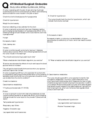 Bumetanide (Bumex) - Medication card- Nursing - ACTIVE LEARNING ...