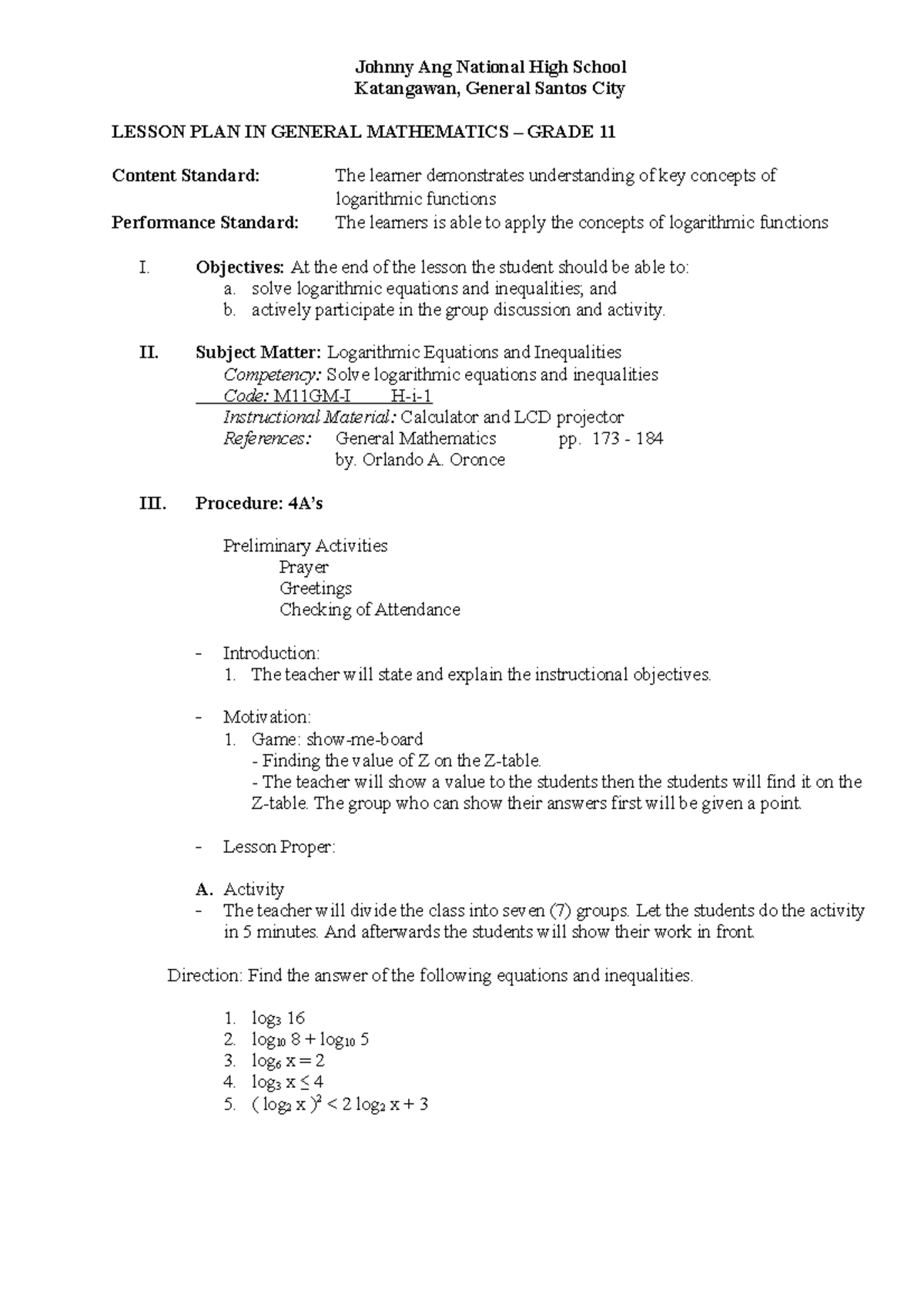 Ih-i-1 - math - Johnny Ang National High School Katangawan, General ...