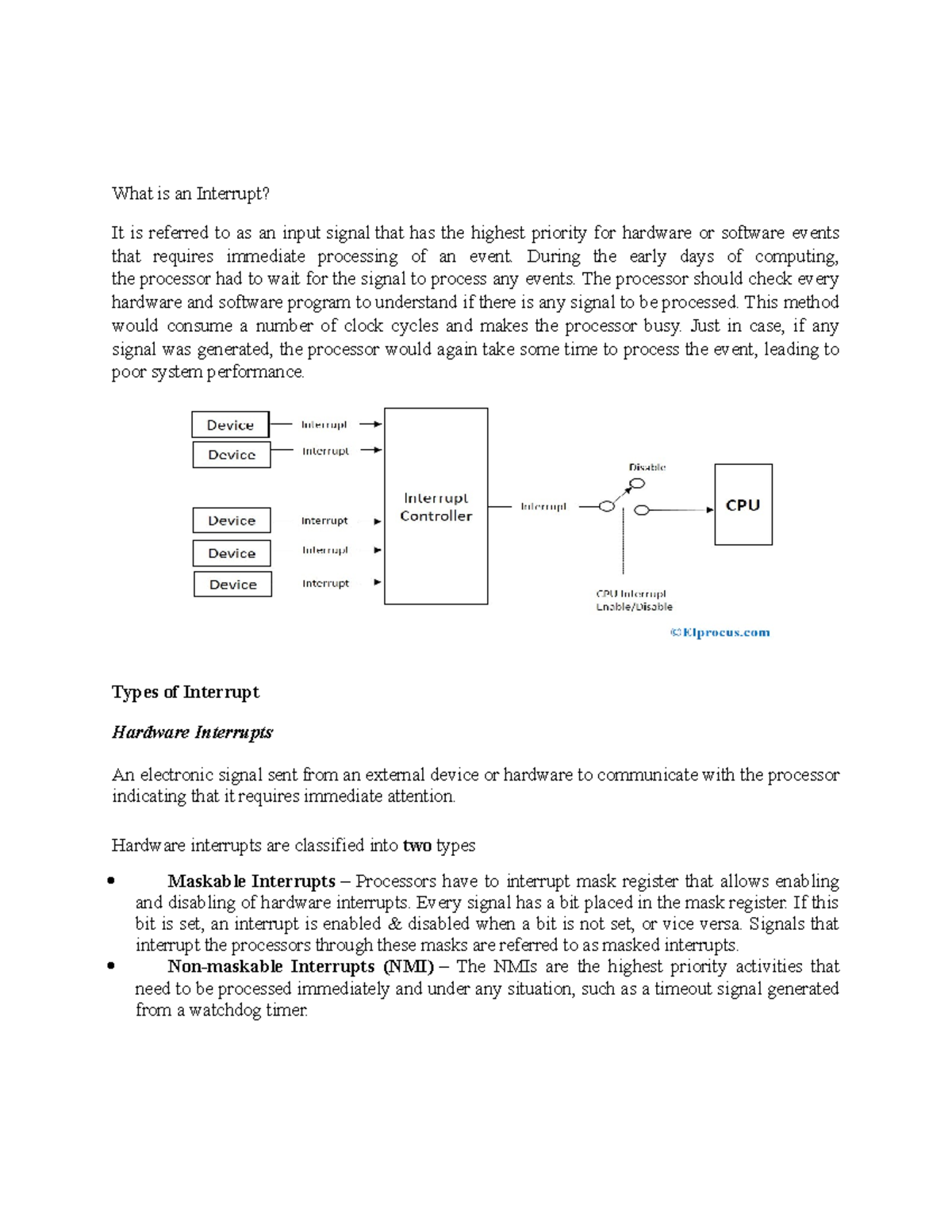 What Is An Interrupt For Computer Engineering What Is An Interrupt