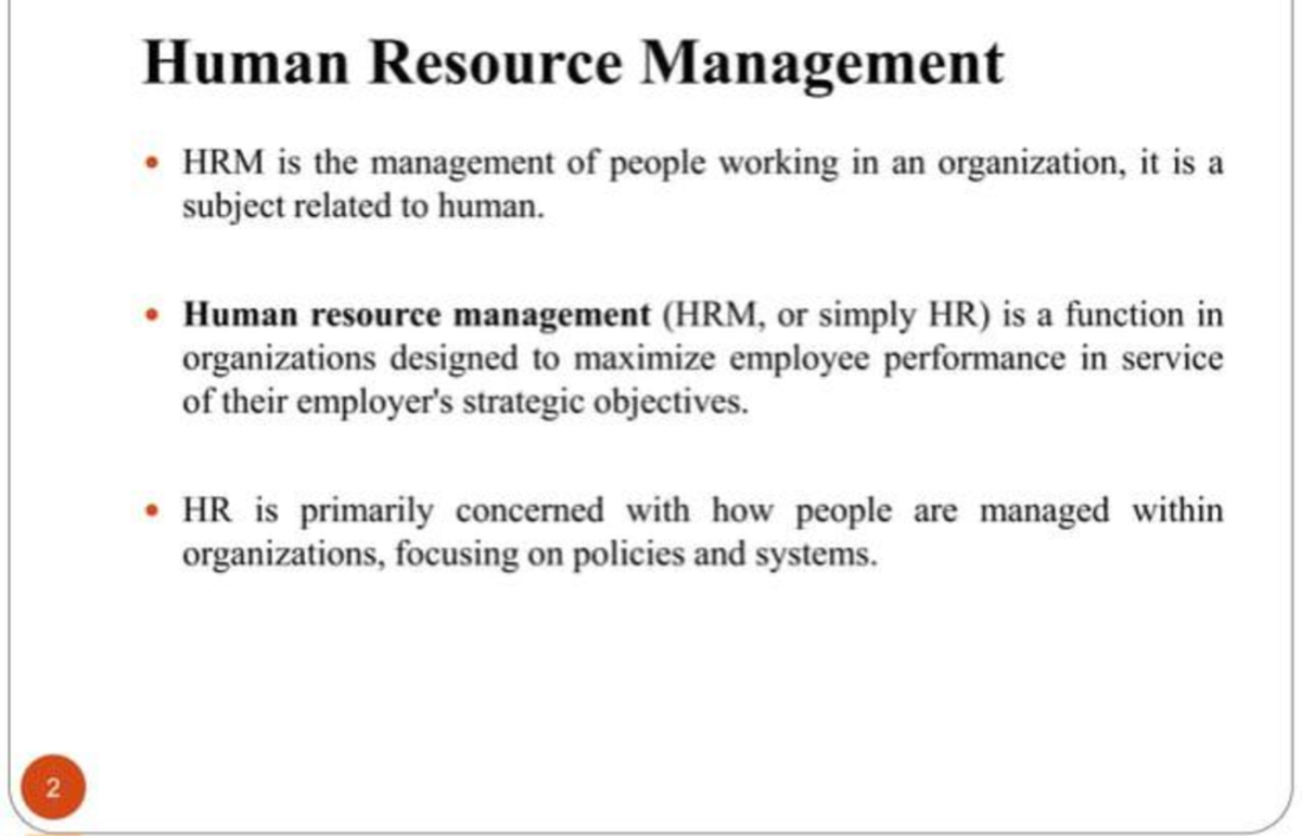 HR - 1 - Helpful In understanding HRM facts - human resource managment ...