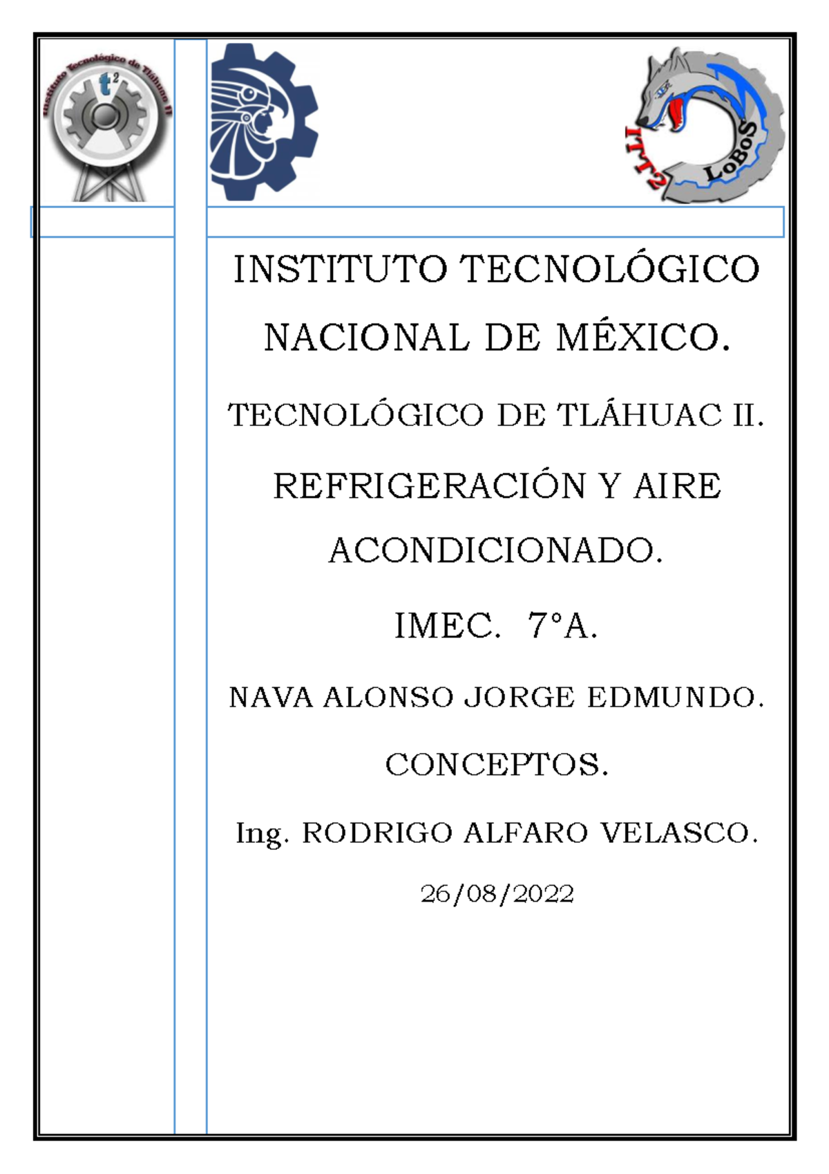 Investigacion - INSTITUTO TECNOL”GICO NACIONAL DE M... TECNOL”GICO DE ...