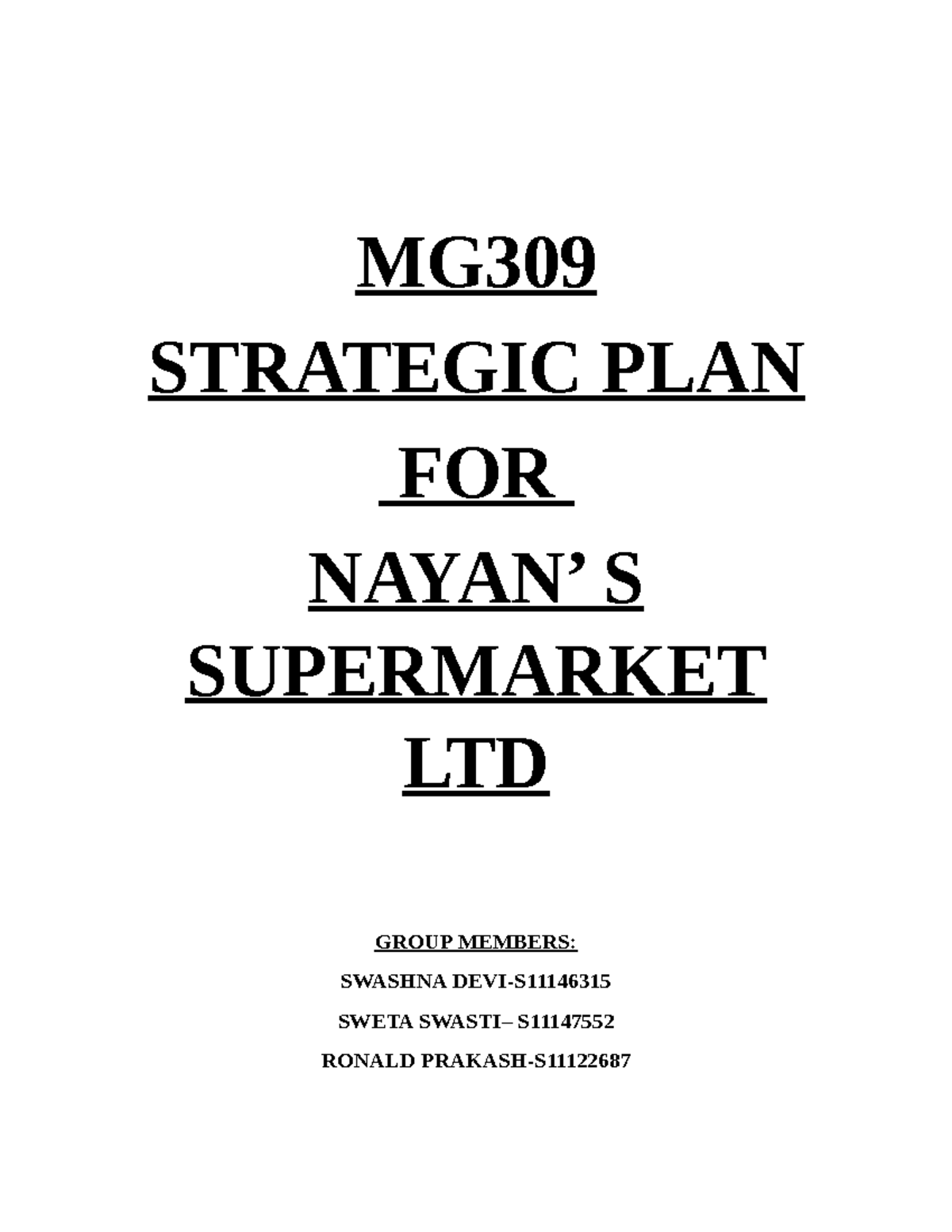 Mg309 Assignment - this sample will help you in guiding your way in finding sections you seem to ...