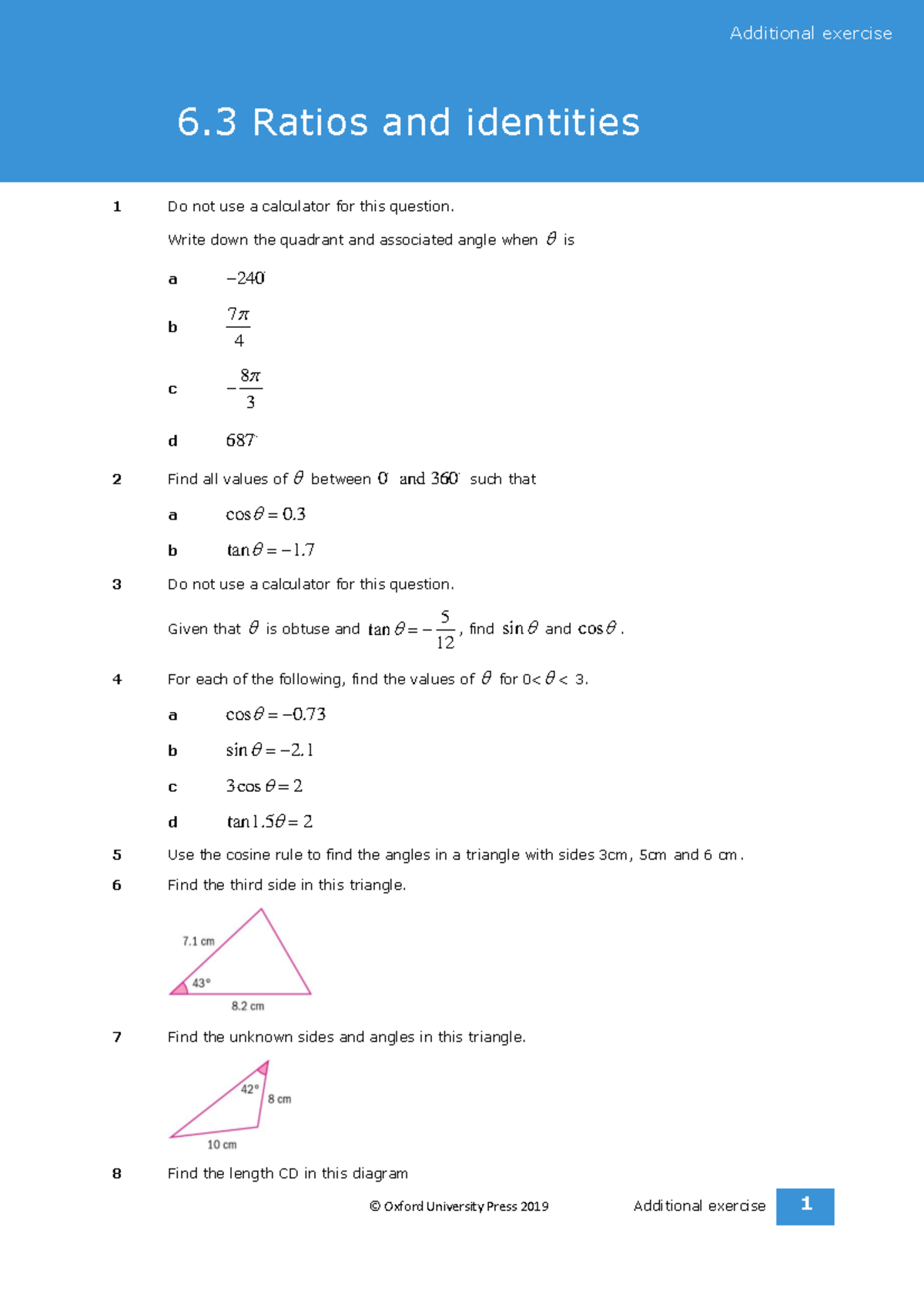 Bks Maa HL 0603 ws00 xxaann - 1 6 Ratios and identities © Oxford ...
