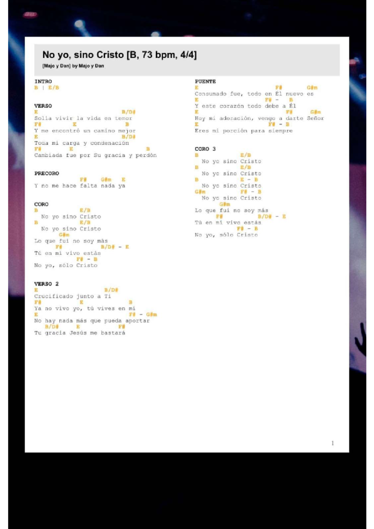Screenshot 20230206-203939~2 - No yo, sino Cristo 73 bpm, y Majo y Dan ...