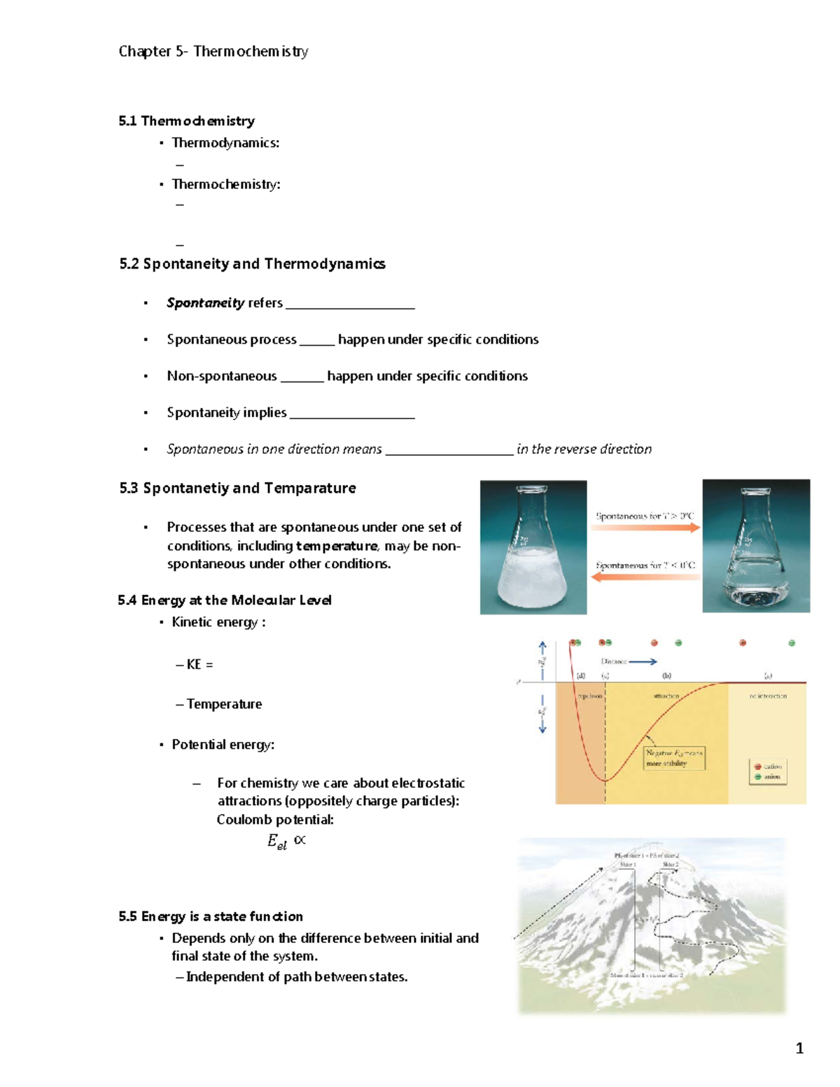 C5 thermochemistry fillin - 5 Thermochemistry Thermodynamics ...