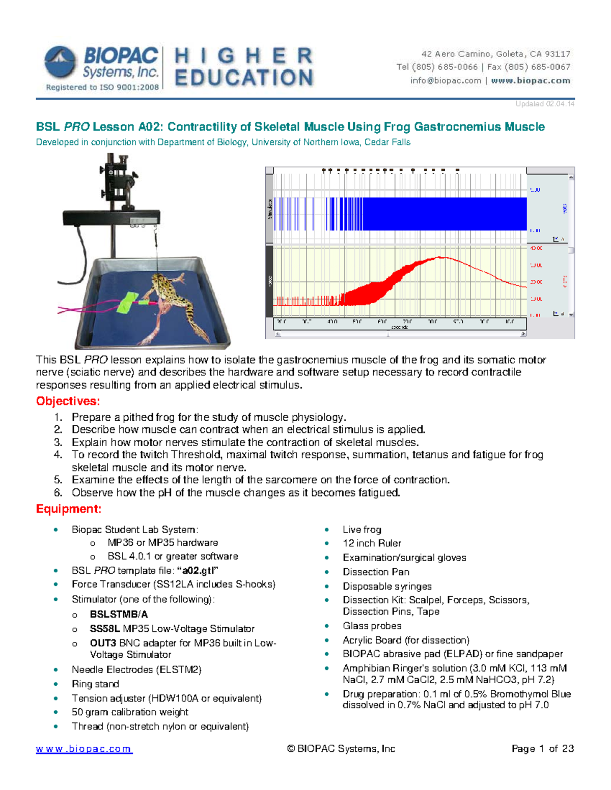 ANAPHY FROG DISSECTION EXPLAINED (REFERENCE) - Updated 02. BSL PRO ...