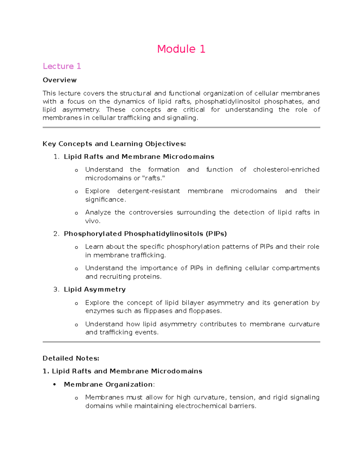 Module 1 - Lecture 1 - Module 1 Lecture 1 Overview This lecture covers ...