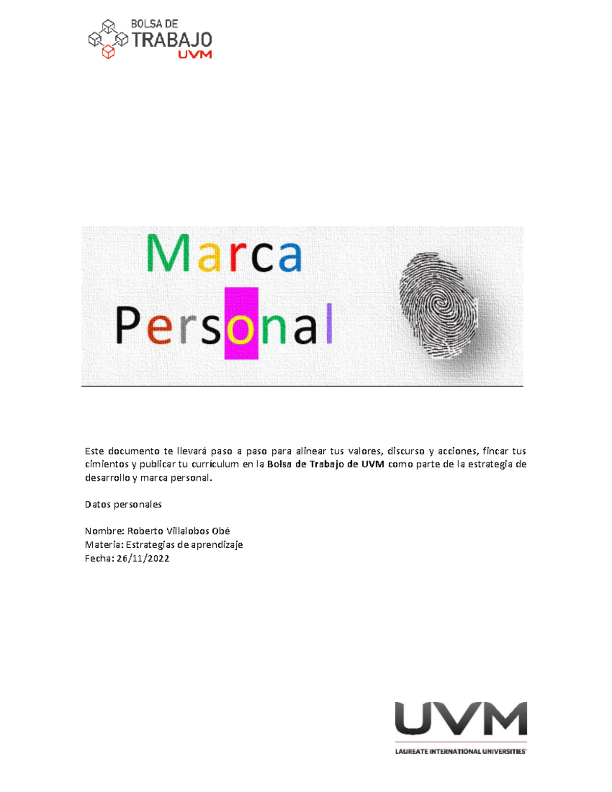 Perfil profesional - jjjjjjj - Este documento te llevará paso a paso ...