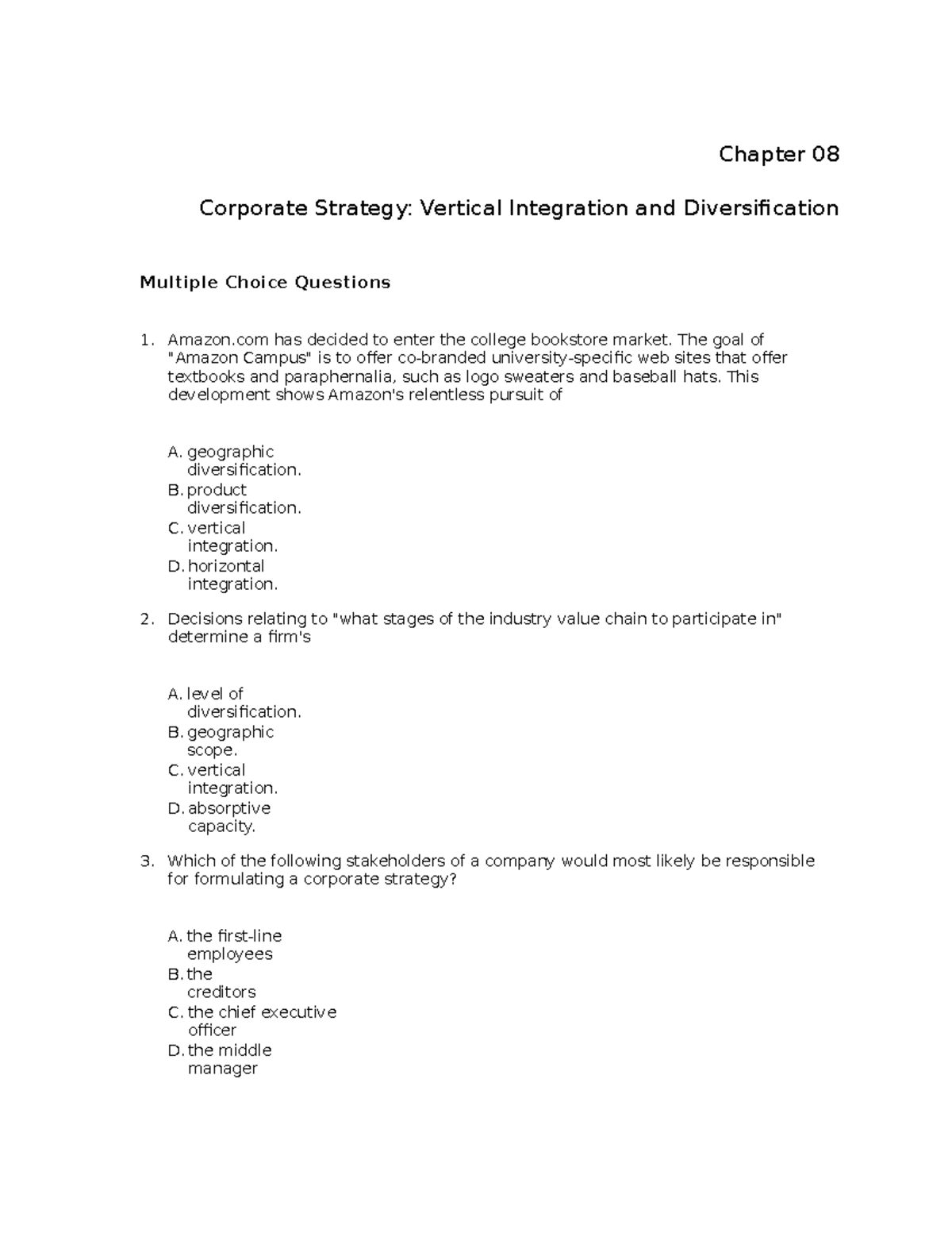 Chapter 8 - Study guide containing materials in detail from the course ...