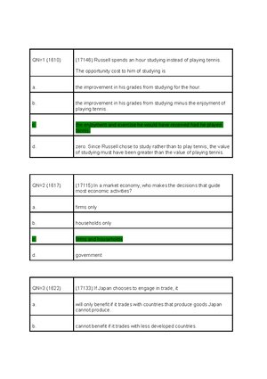 ECO111 - Summary Microeconomics - GROUP ASSIGNMENT COURSE ...
