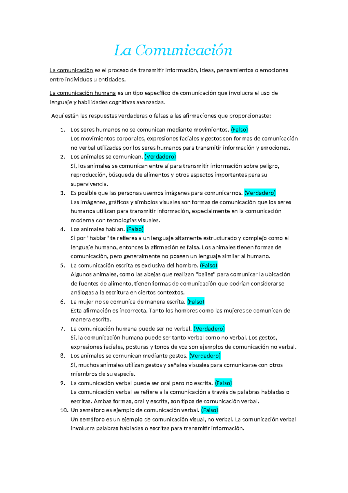La Comunicación - La Comunicación La comunicación es el proceso de ...
