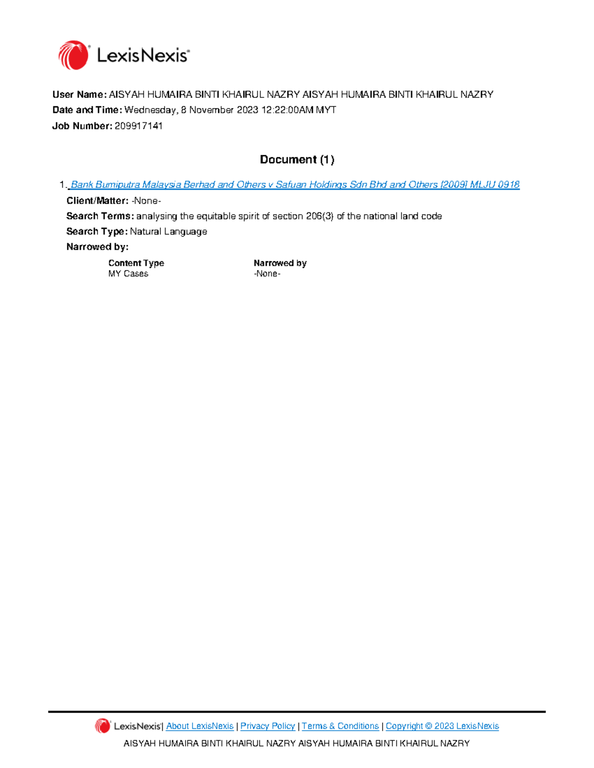 Bank Bumiputra Malaysia Berhad and Others v Safuan Hold - | About ...