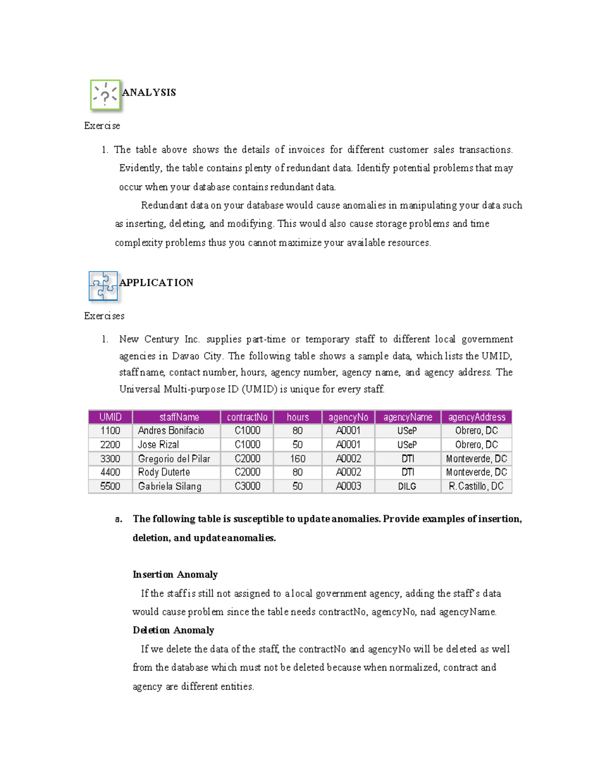 M2L2 Rivas - Module 2 Lesson 3 Answer for Database Management System ...
