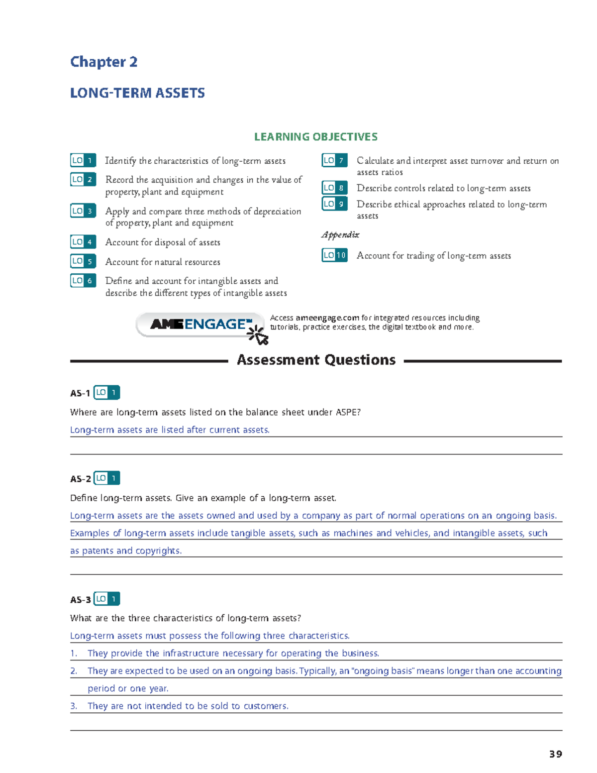 Kap 2 5th workbook te ch 2 - Chapter 2 LONG TERM ASSETS Assessment ...