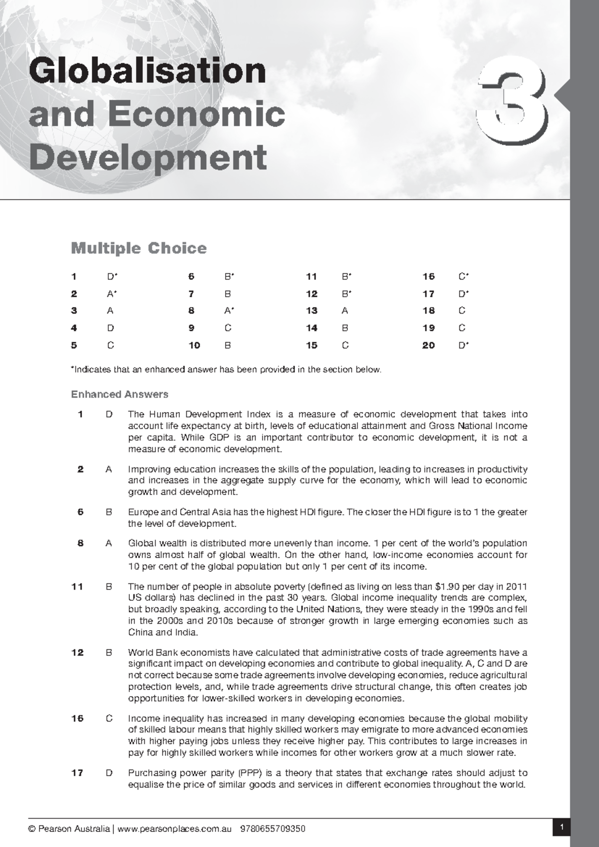 AGE 2023 WB CH03 Answers - ####### 1 333 Globalisation and Economic ...