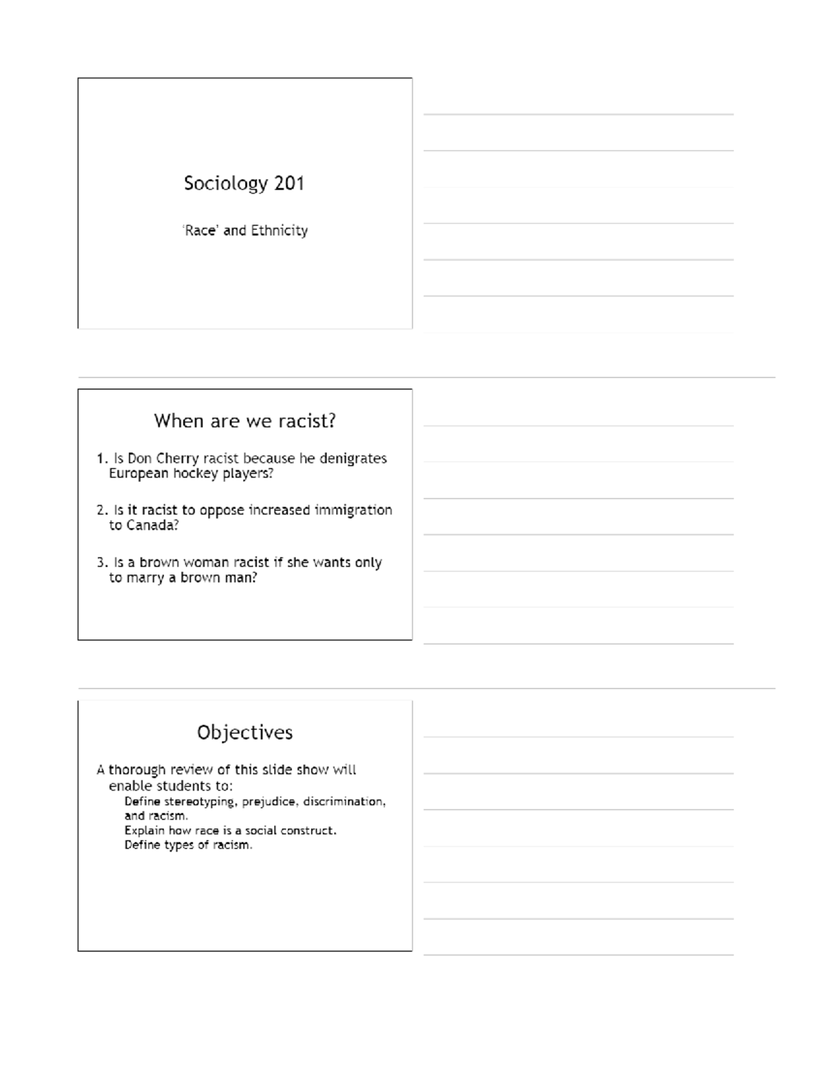 Race and ethnicity - SOCI 201 L02 - (Fall 2022) - Introduction To ...