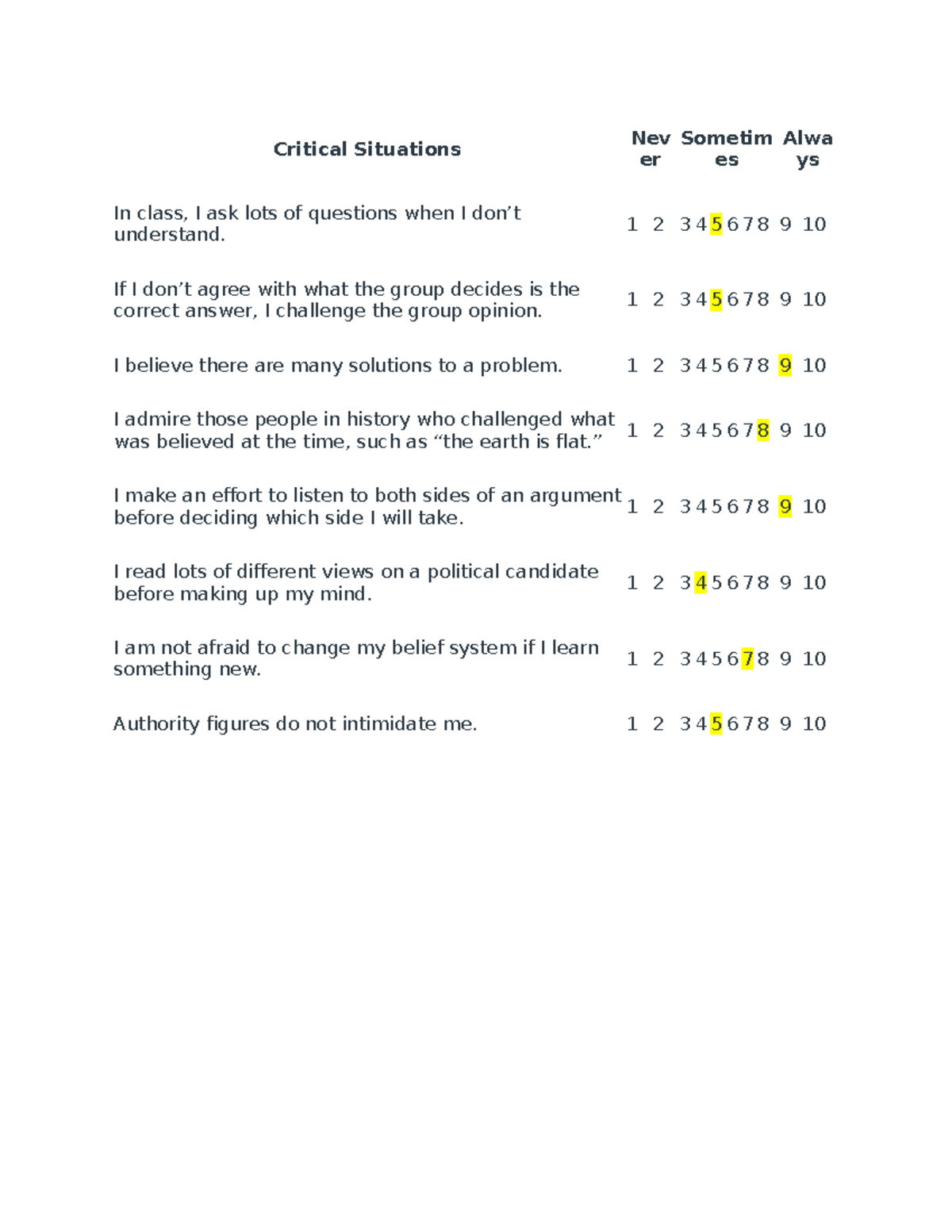 Critical Situations - PHIL 2303 - PVAMU - Studocu