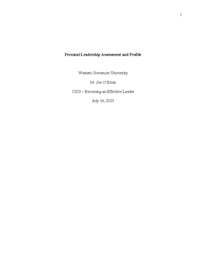 C203 Task 1 Complete - 1st assignment C203 - C203 Task 1 Assessment ...