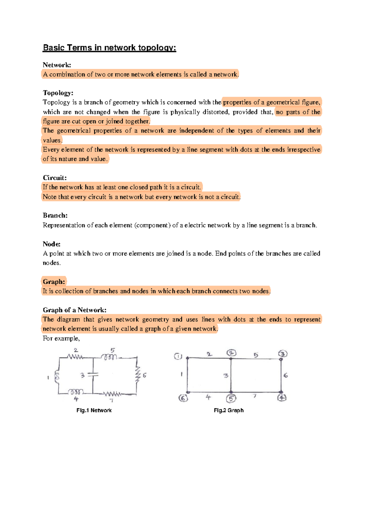 Basic terms in network topology - Basic T er m s i n ne tw or k t opo l ...