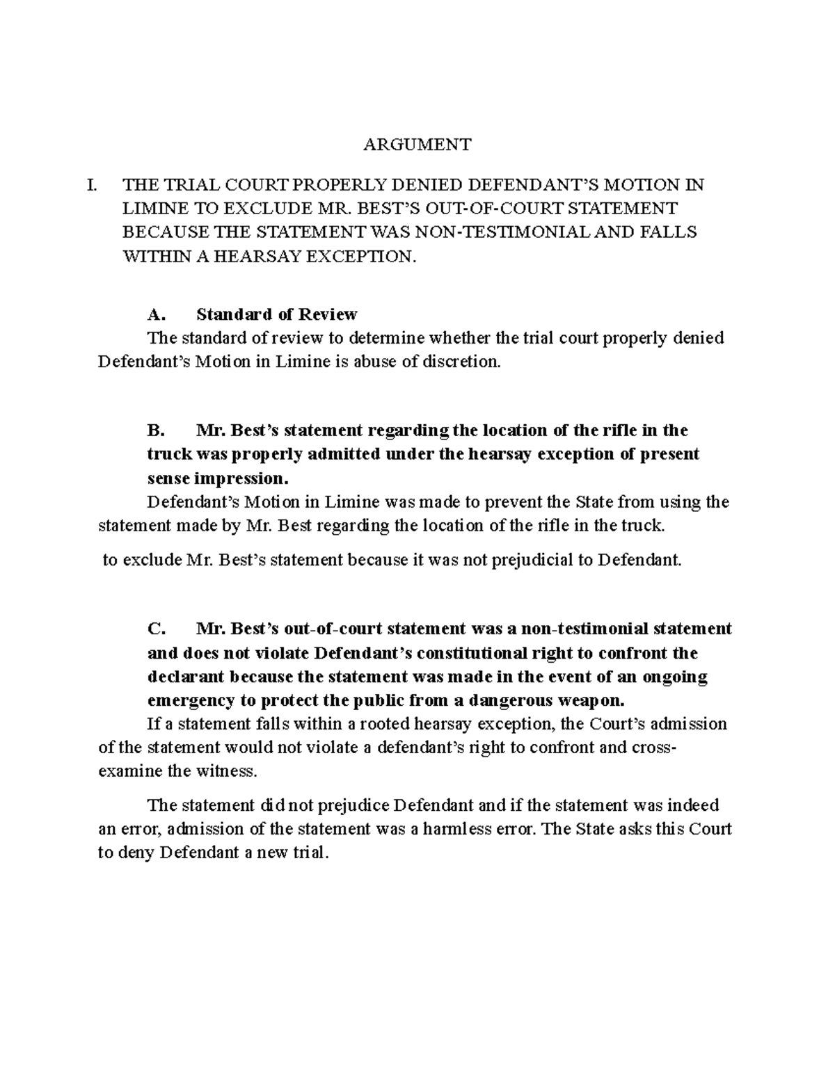 UTask 1-WORD 2002 880235 TDX-188005-93 - ARGUMENT I. THE TRIAL COURT ...