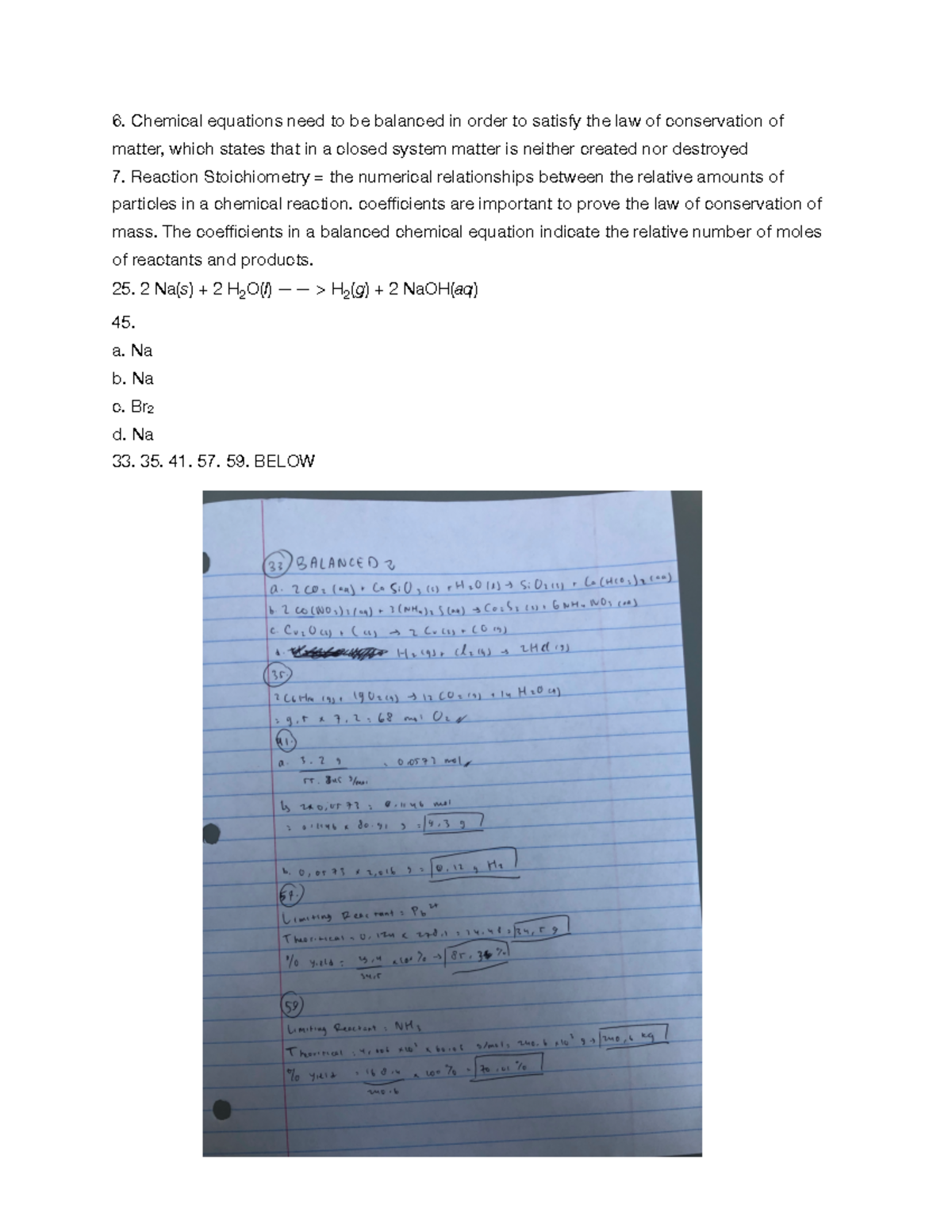 CHAP 7 - practice problems answer from the Nivaldo J. Tro - Chemistry ...
